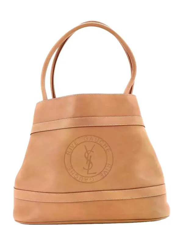 Saint Laurent Rive Gauche Large Tote Bag - Brown