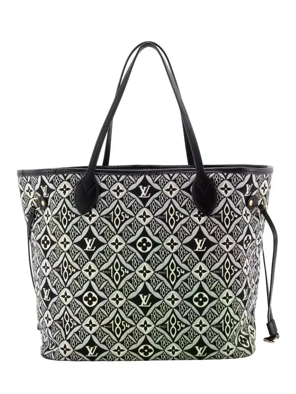 LOUIS VUITTON Neverfull Nm Limited Edition Since 1854 Monogram Jacquard Mm Tote Bag - Black