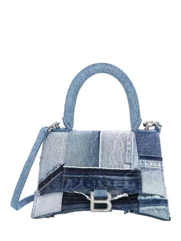Balenciaga Hourglass Small Satchel - Blue