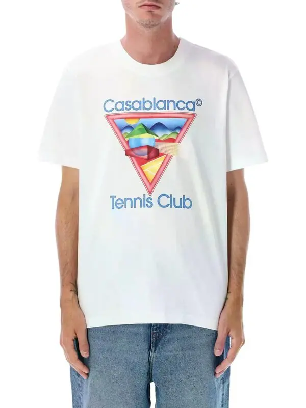 Casablanca Crew-neck T-shirt - White