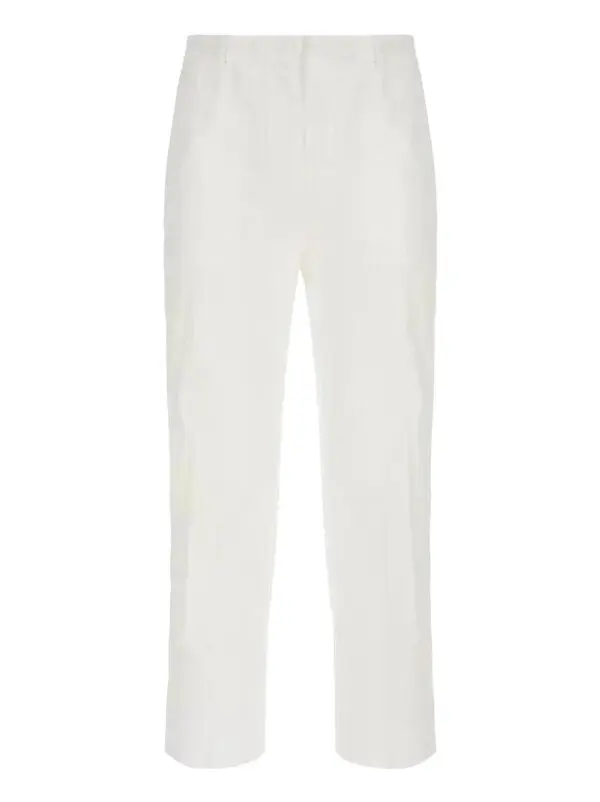Iceberg Logo-plaque Trousers - White