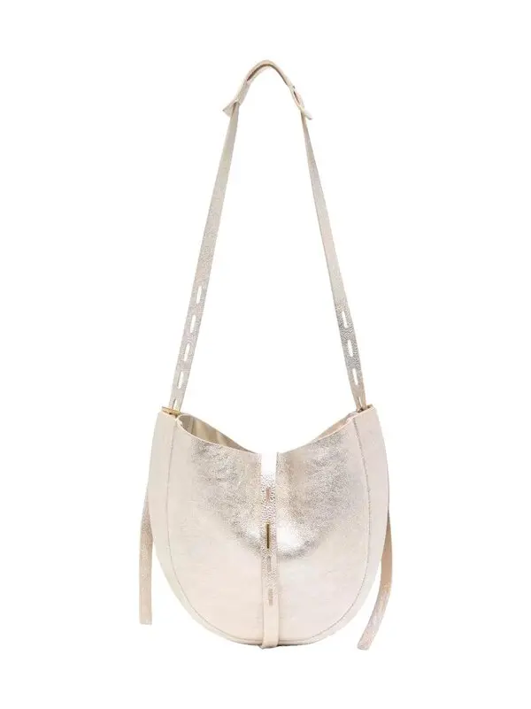 MINOBOSSI Metallic-effect Lizzie Shoulder Bag - Gold