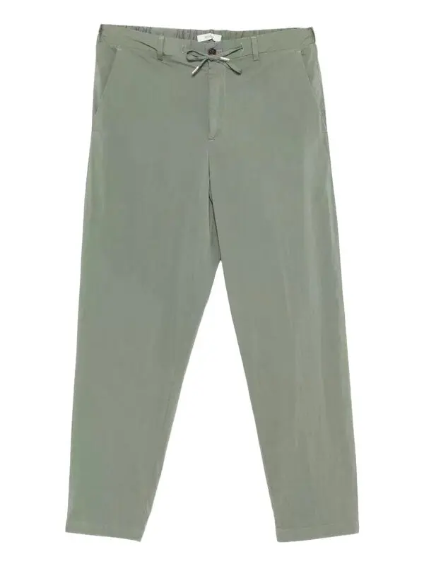 BRIGLIA 1949 Drawstring-waistband Trousers - Green