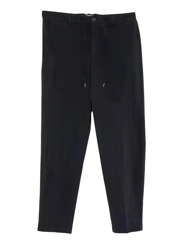 BRIGLIA 1949 Drawstring-waistband Trousers - Blue