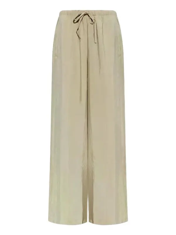 Maison Kitsuné Drawstring Wide-leg Trousers - Neutrals
