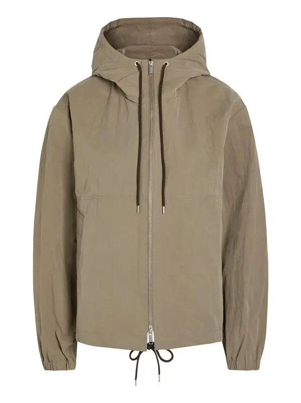 Studio Nicholson Hooded Nylon Jacket - Dark Grey