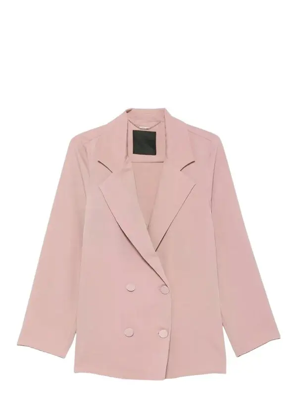 Liu Jo Double-breasted Panelled Jacket - Pink