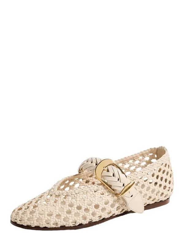 Zimmermann Alchemy Ballerina Flats - Milk