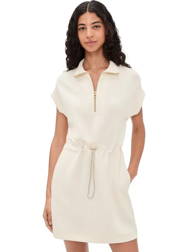 Varley Avaya Half Zip Dress - Pristine
