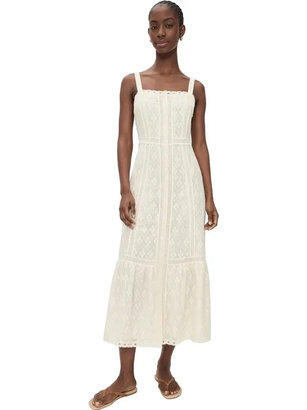 Paige Kelli Maxi Dress - Antique White