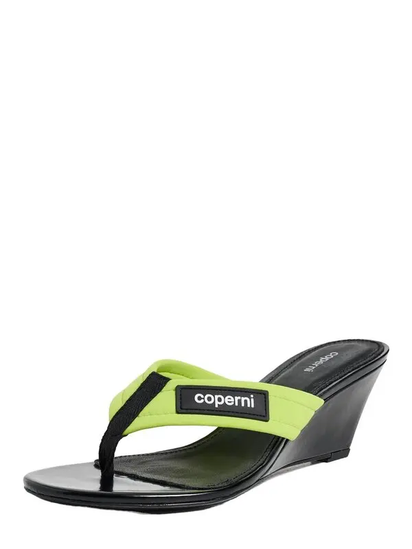 Coperni Wedge Sandals - Green