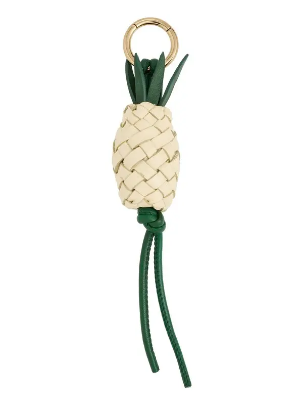Madewell Pineapple Leather Charm - Pale Pineapple Multi
