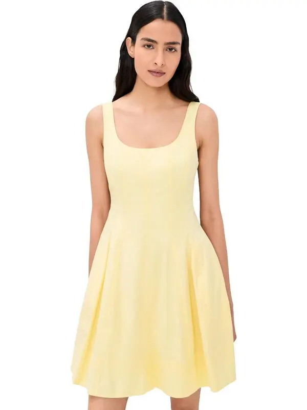 A.L.C. Vea Mini Dress - Light Canary