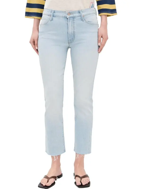 MOTHER The Rascal Flood Fray Jeans - Bring The Cooler