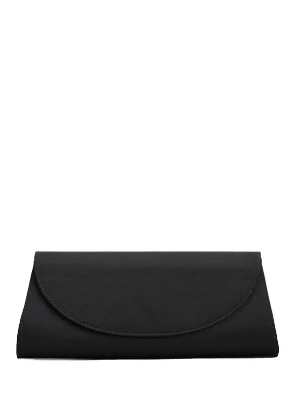 HUNTING SEASON Opera Clutch In Satin - Black