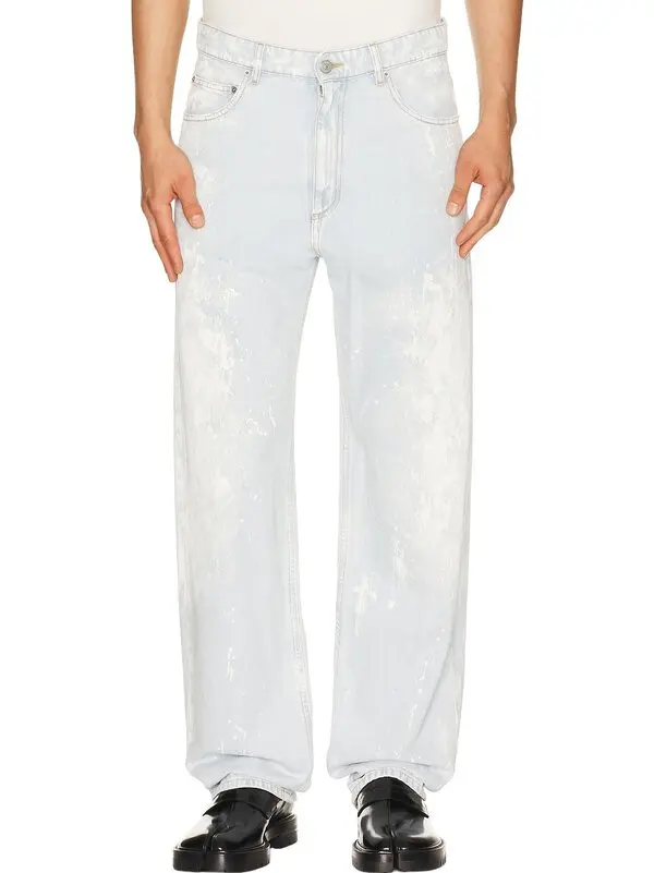 MAISON MARGIELA 5-pocket Pants - Light Blue