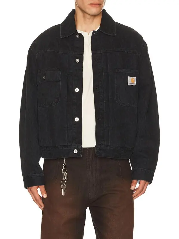 Carhartt Work In Progress Belmar Jacket - Snake Camo & Black