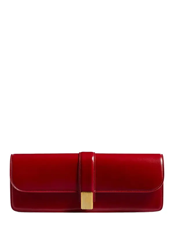 Khaite Blake Clutch - Ruby