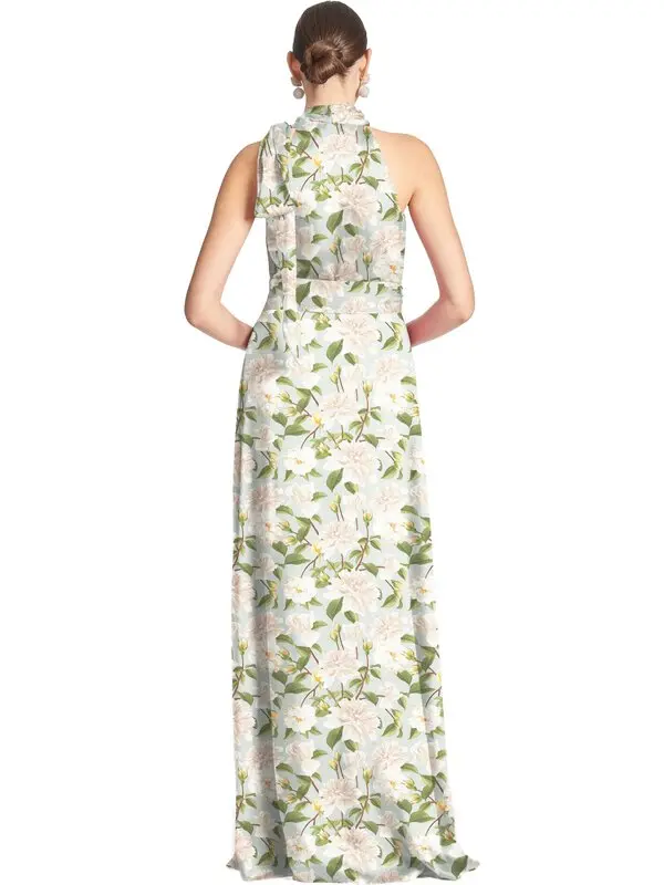 Sachin & Babi Diana Printed Gown - Celadon Sweetbriar