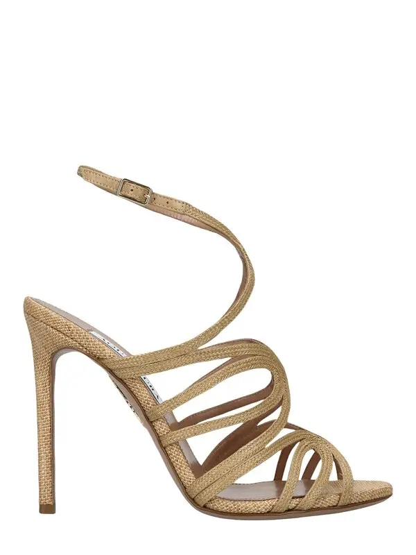 AQUAZZURA Serenade Heeled Sandals - Beige