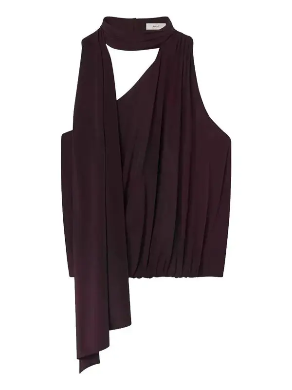 A.L.C. Celeste Halter-neck Top - Purple