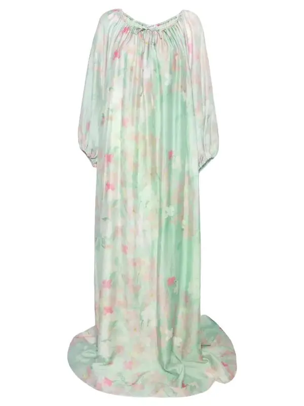 Bernadette Ally Floral-print Maxi Dress - Green