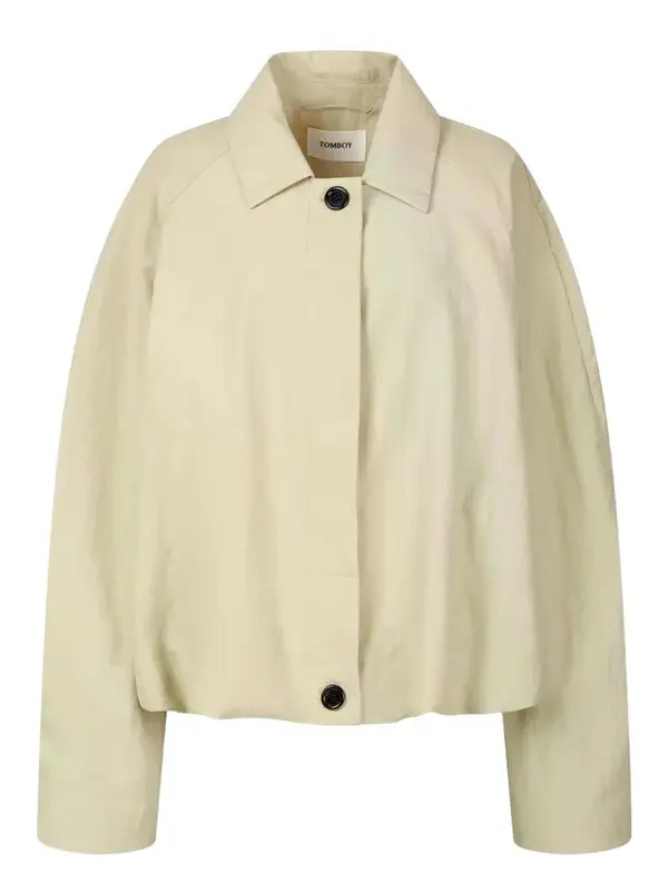 STUDIO TOMBOY Gathered Volume Jacket - Neutrals