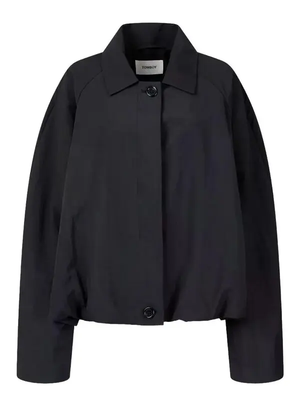 STUDIO TOMBOY Gathered Volume Jacket - Black