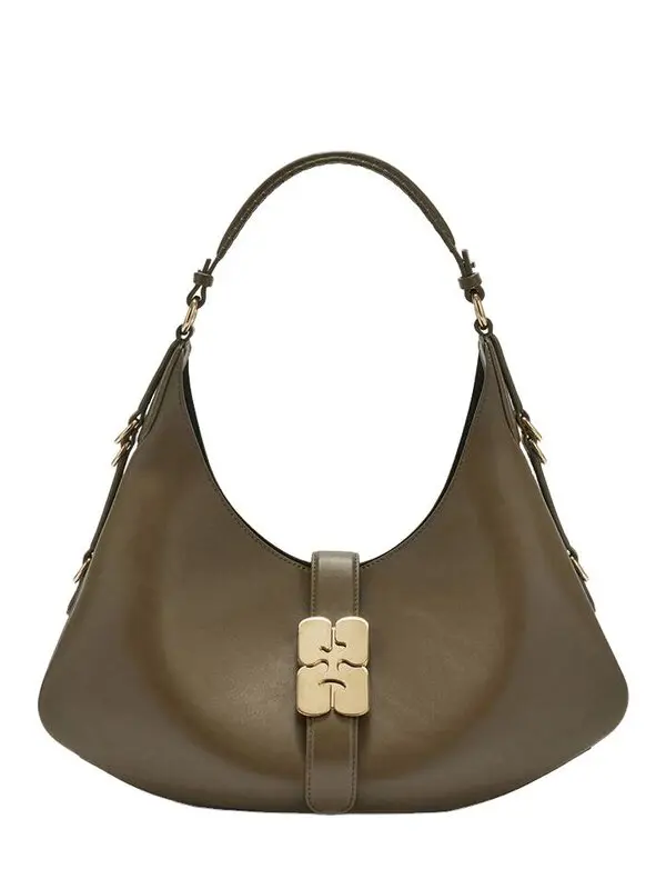 GANNI Small Kat Bag - Green