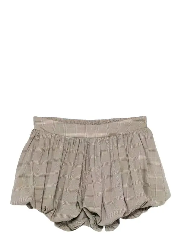 THE FRANKIE SHOP Bubble-hem Shorts - Neutrals