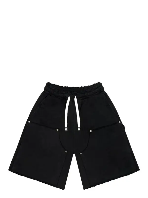 GODSPEED Distressed Carpenter Shorts - Black