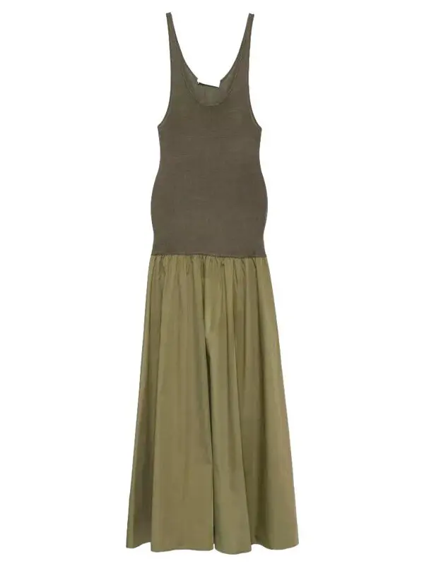 THE FRANKIE SHOP Iliya Drop-waist Maxi Dress - Green