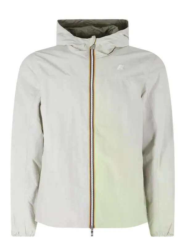 K-WAY Jacko Bonded Reversible Hooded Jacket - Neutrals