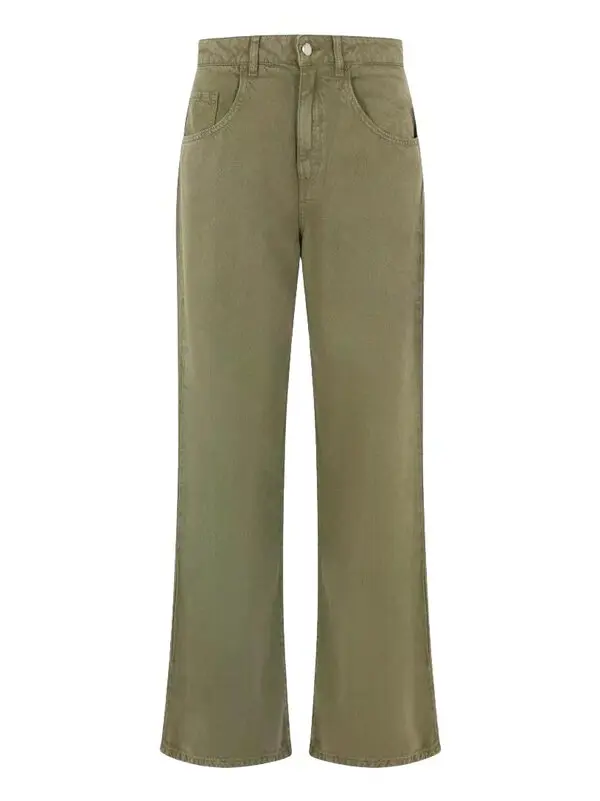 ICON DENIM LOS ANGELES Poppy Wide-leg Jeans - Green