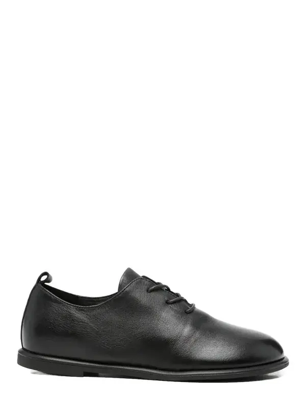 SERGIO MORETTI FIRENZE Lace-up Leather Derby Shoes - Black