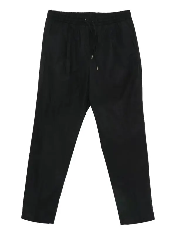 BRIGLIA 1949 Drawstring-waist Wimbledon Trousers - Black