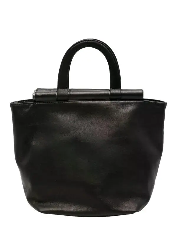 Yohji Yamamoto Leather Tote Bag - Black