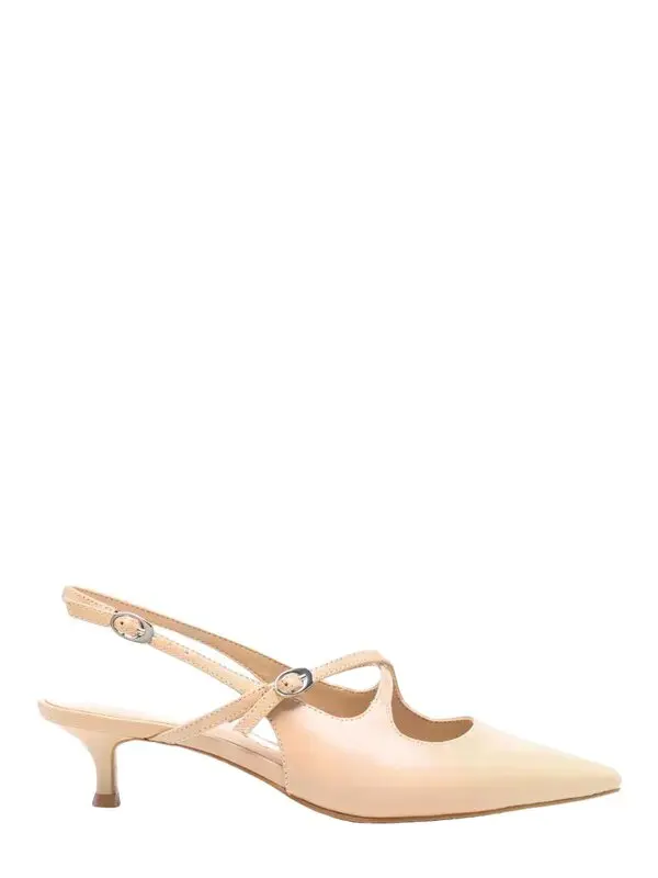 Guess Pointed-toe Slingback Pumps - Neutrals