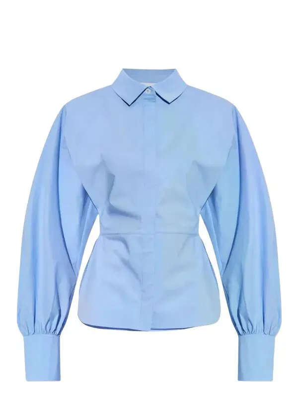 IRO PARIS Puff-sleeve Button-down Shirt - Blue