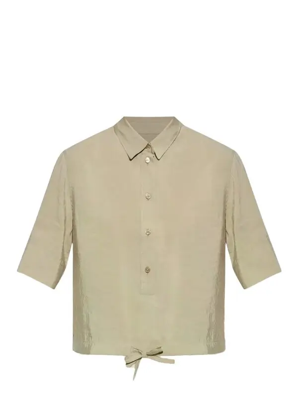 Maison Kitsuné Drawstring Hem Shirt - Neutrals