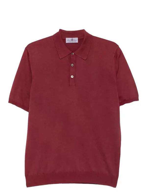 DELLA CIANA Short-sleeve Polo Shirt - Red