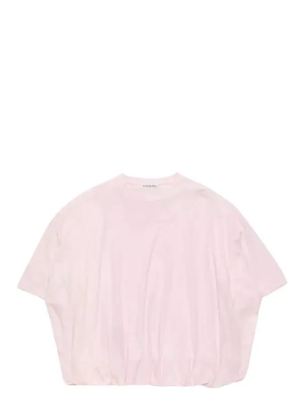 Acne Studios Logo-patch Oversized T-shirt - Pink