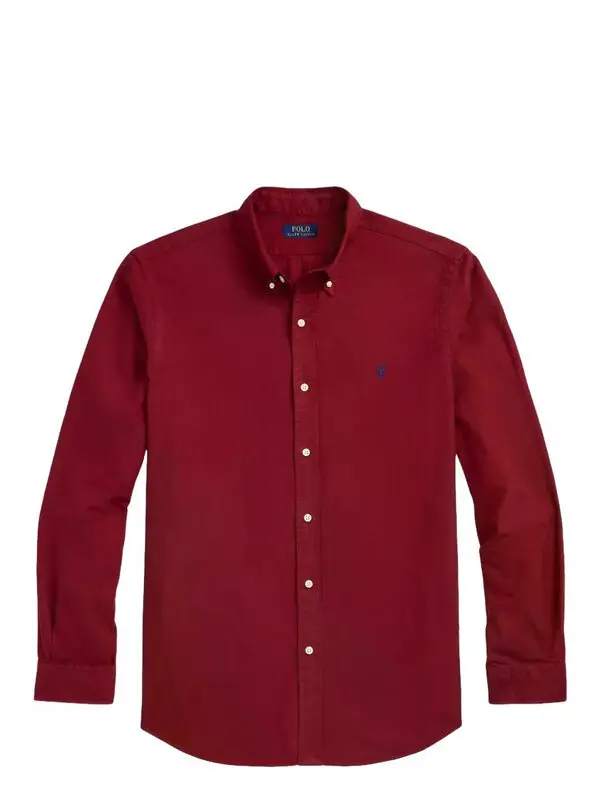Polo Ralph Lauren Logo-embroidered Button-down Shirt - Red