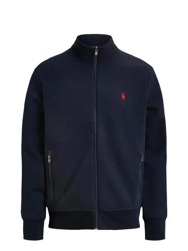 Polo Ralph Lauren Embroidered-logo Zip-up Sweatshirt - Blue
