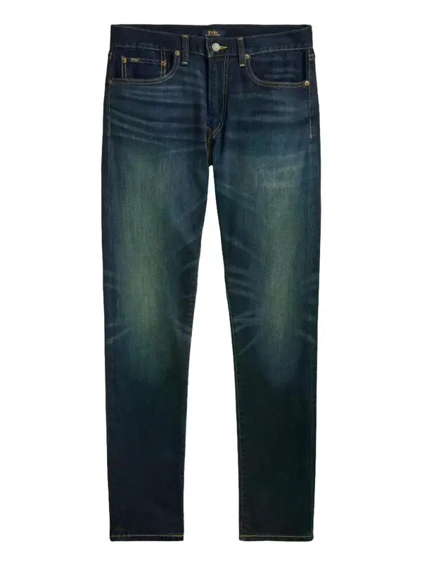 Polo Ralph Lauren Faded-effect Slim-fit Jeans - Blue