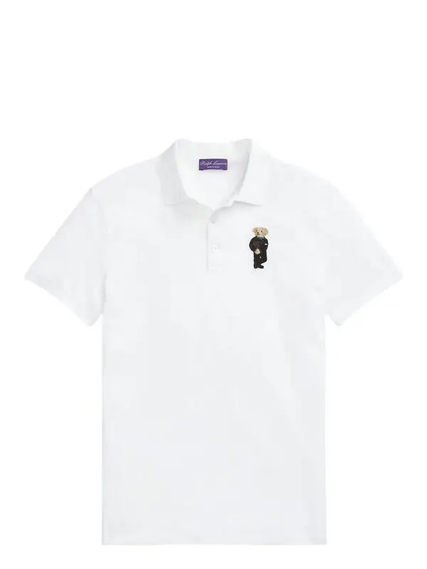 Polo Ralph Lauren Embroidered-logo Polo Shirt - White