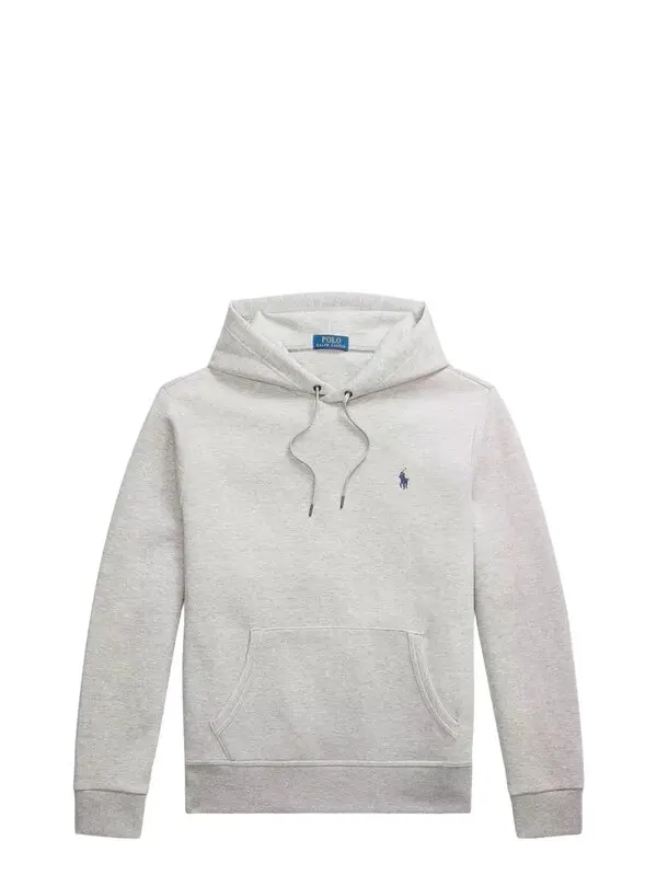 Polo Ralph Lauren Logo-embroidered Drawstring Hoodie - Grey
