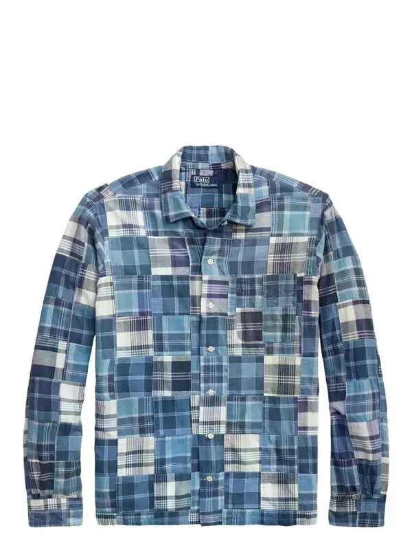 Polo Ralph Lauren Patchwork Check-pattern Shirt - Blue
