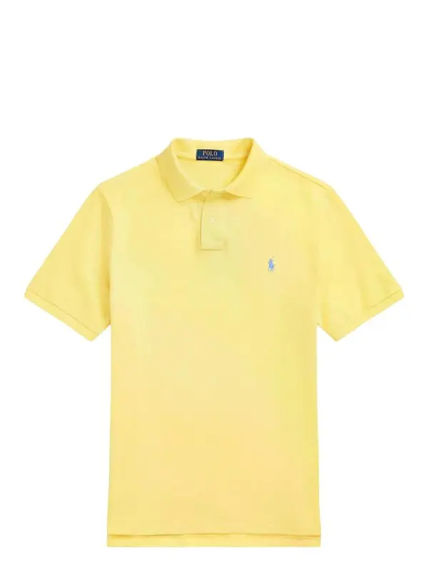 Polo Ralph Lauren Logo-embroidered Cotton Polo Shirt - Yellow