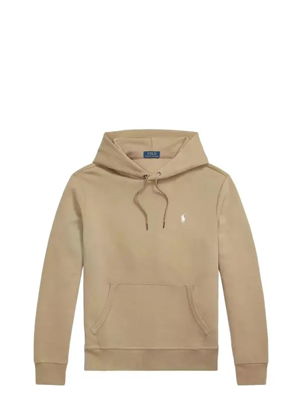 Polo Ralph Lauren Logo-embroidered Drawstring Hoodie - Neutrals